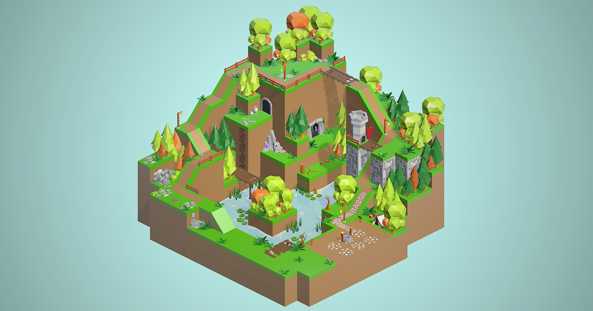 Low Poly RPG Tiles Pack - Polyworks | 3D Fantasy | Unity Asset Store