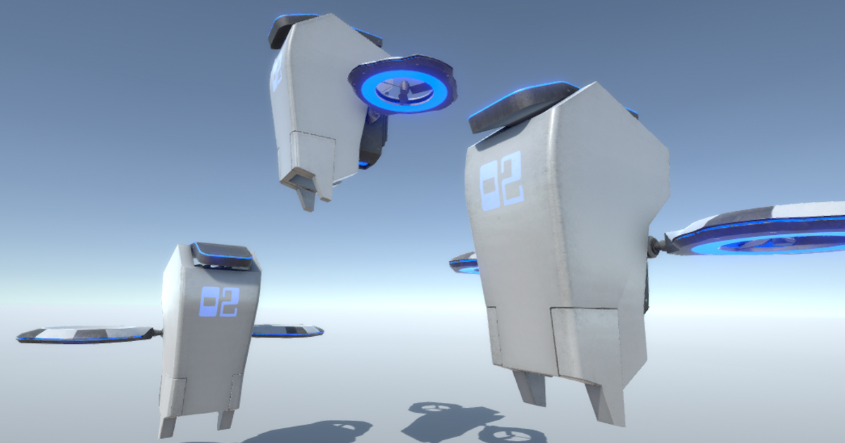 Drone Type Robot | 3D Characters | Unity Asset Store