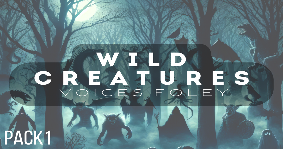 Wild Creatures: Voices Foley, Pack 1 | Creatures Sound FX | Unity Asset ...
