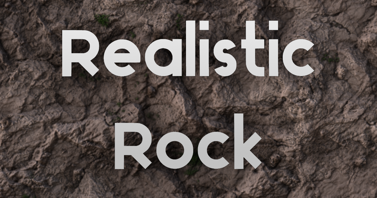 Realistic Rock - Complete Material | 2D Nature | Unity Asset Store
