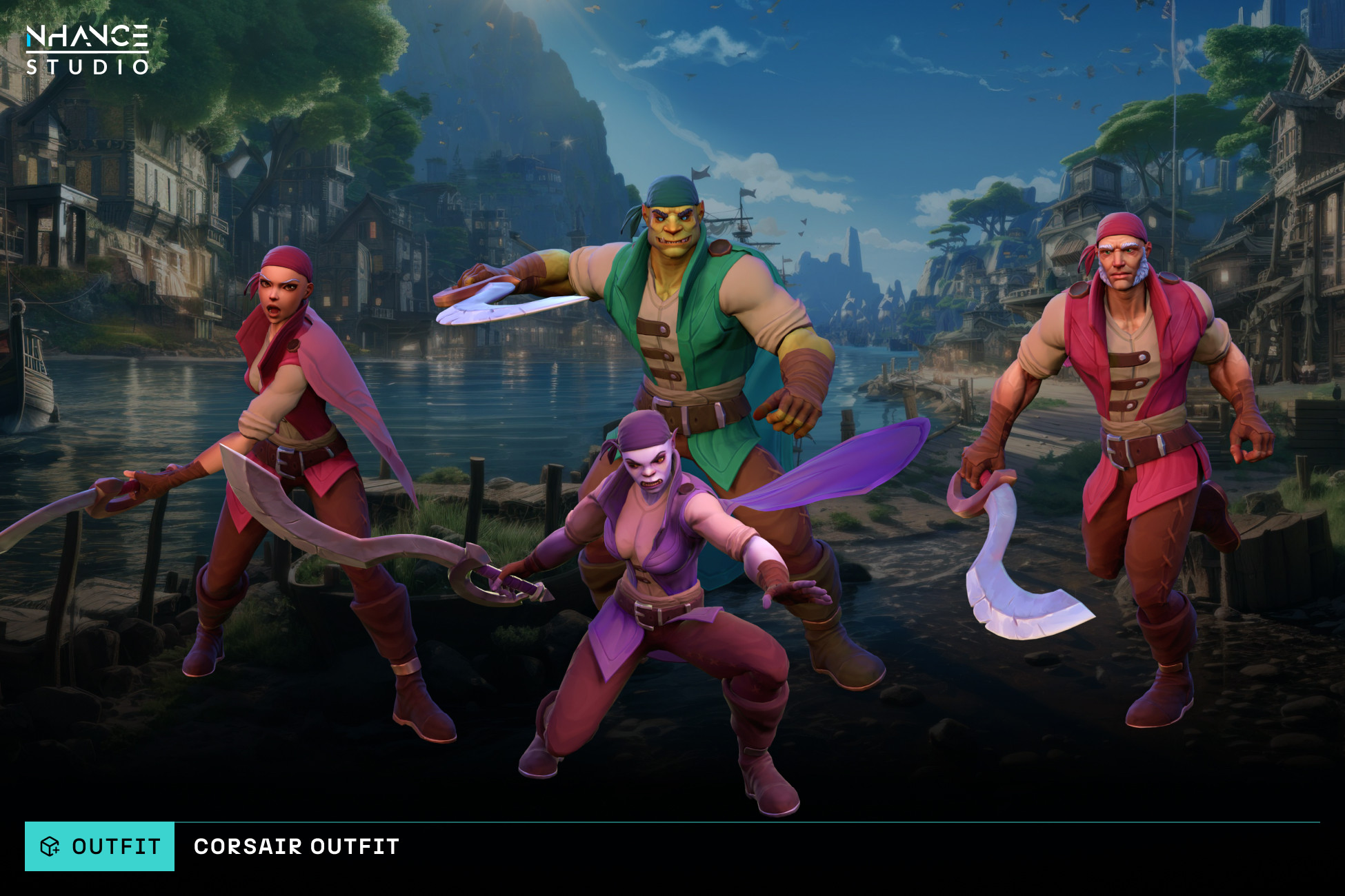 Stylized Pirate Corsair Outfit 3d Characters Unity Asset Store