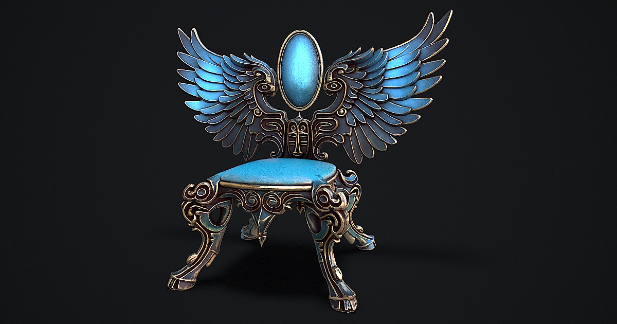 Fantasy Throne 6 | 3D Furniture | Unity Asset Store