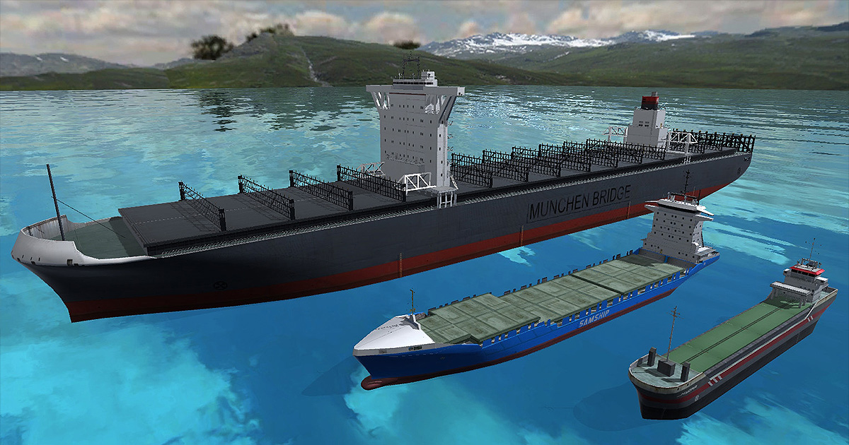 Container ships ( set 1 ) | 3D Sea | Unity Asset Store