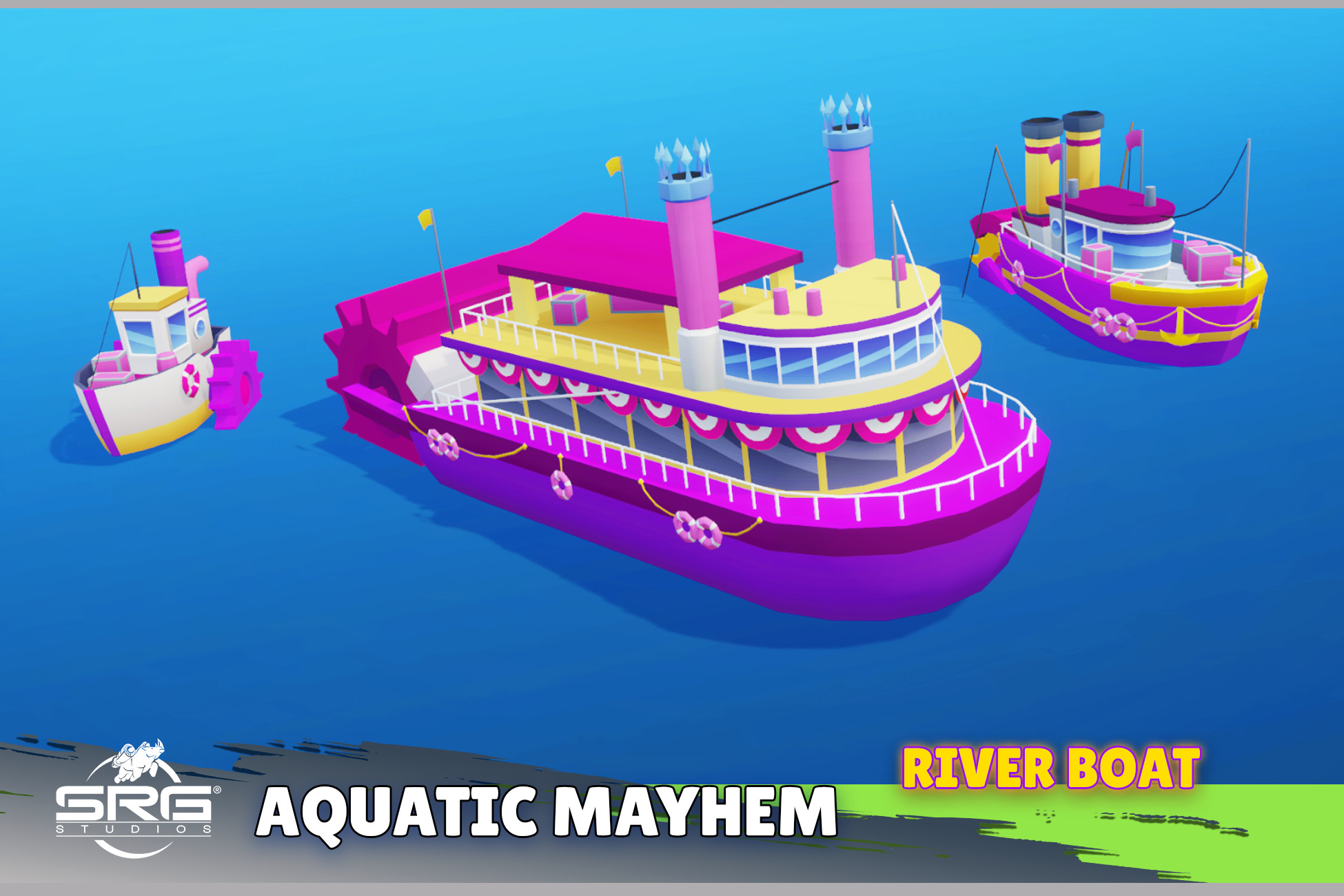 Aquatic Mayhem - River Boat | 3D Sea | Unity Asset Store