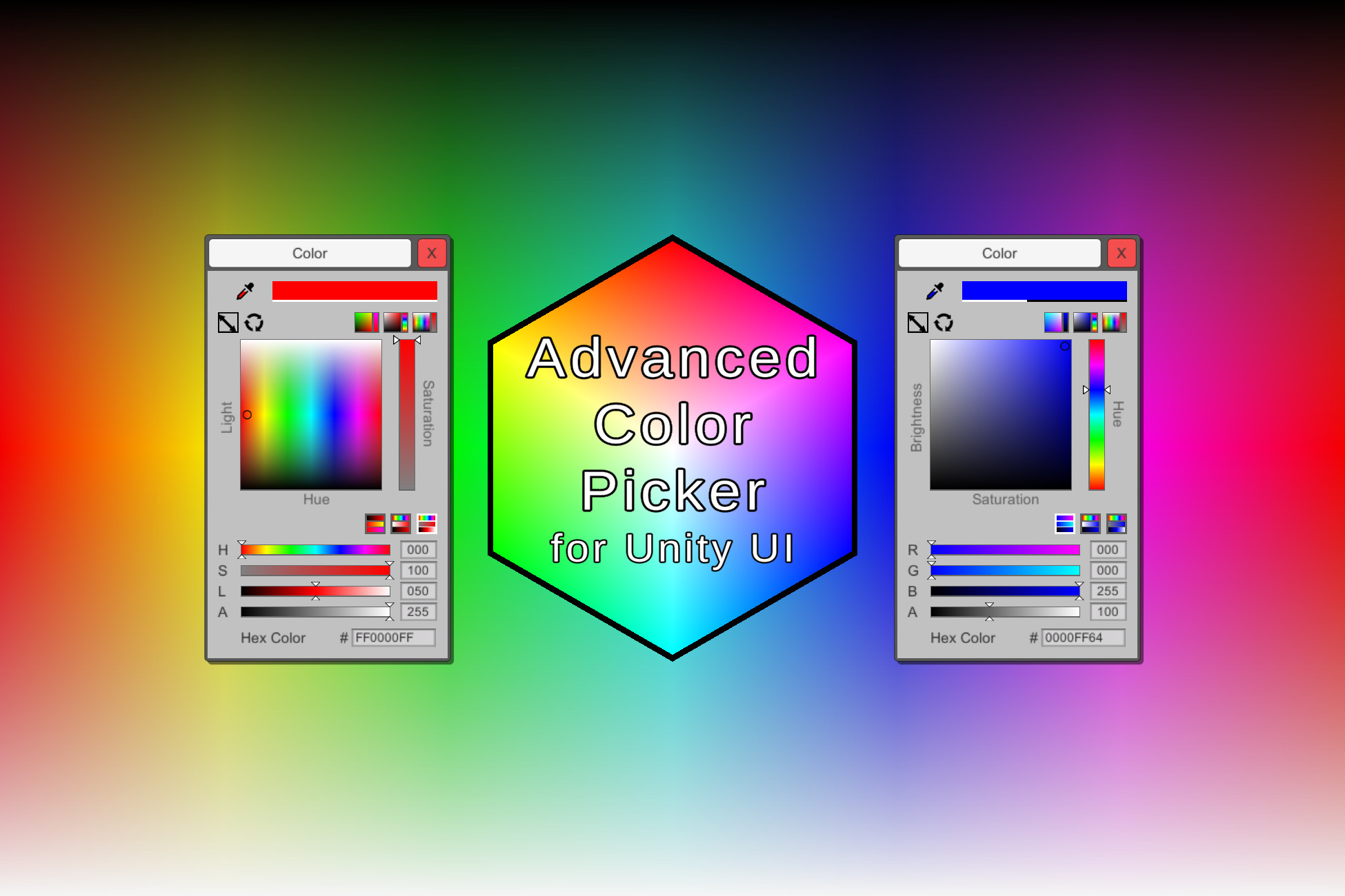 Advanced Color Picker For Unity UI GUI Tools Unity Asset Store