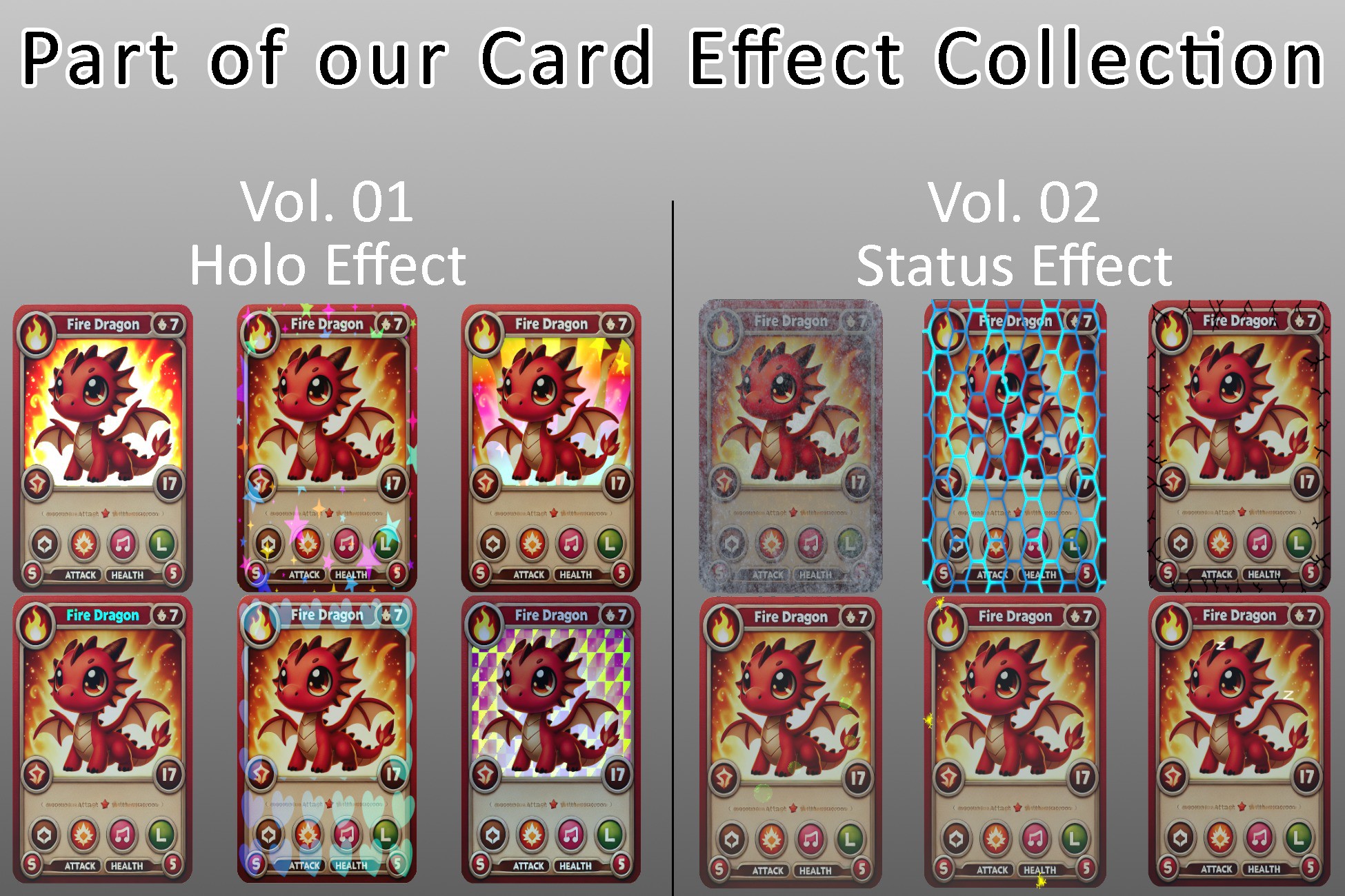 Card Effects - Vol. 01 | VFX Shaders | Unity Asset Store