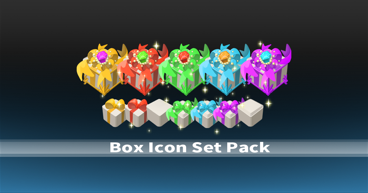Box Icon Set Pack | 2D Icons | Unity Asset Store