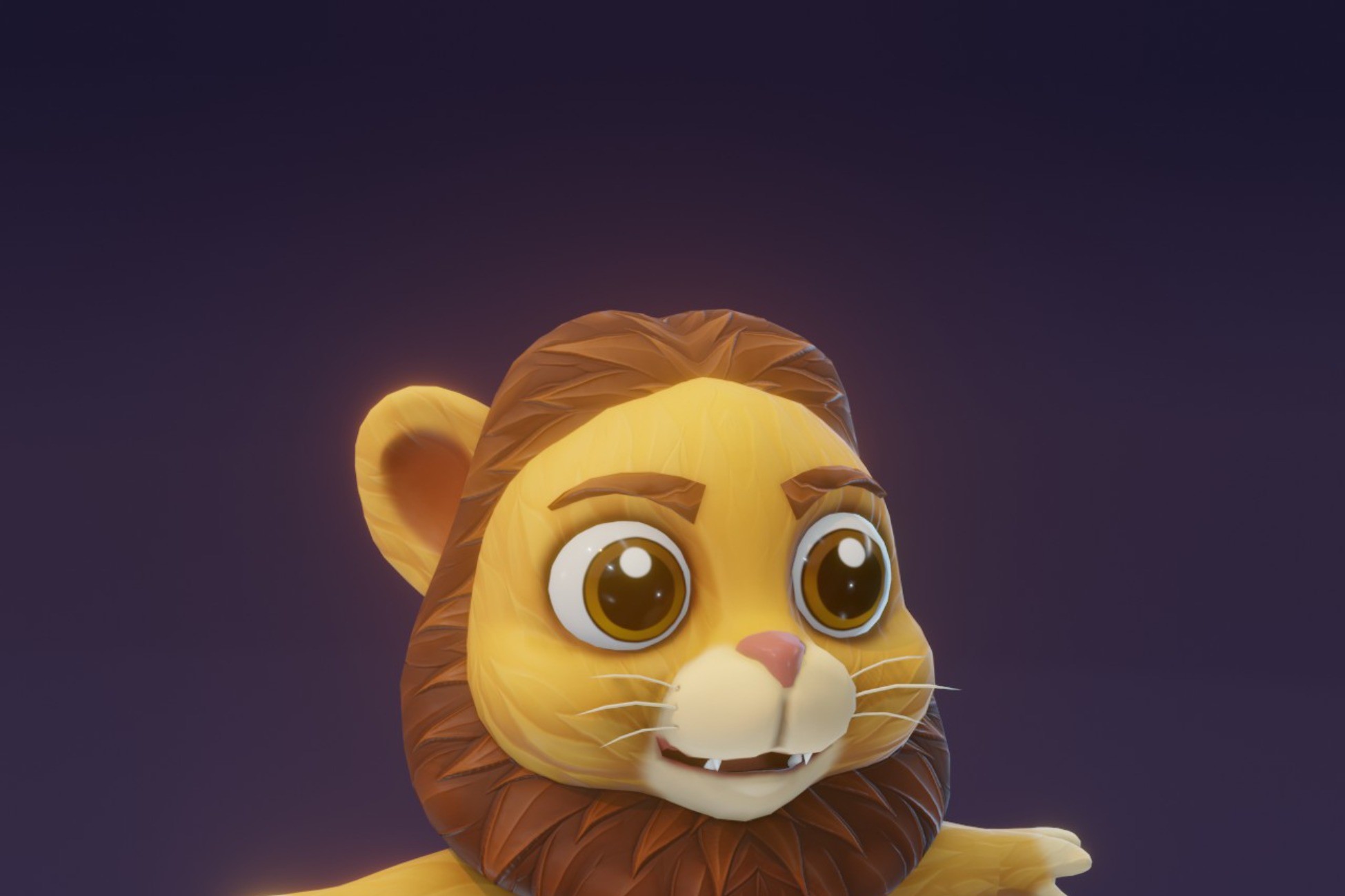 Cartoon Lion Animated 3D Model | Characters | Unity Asset Store