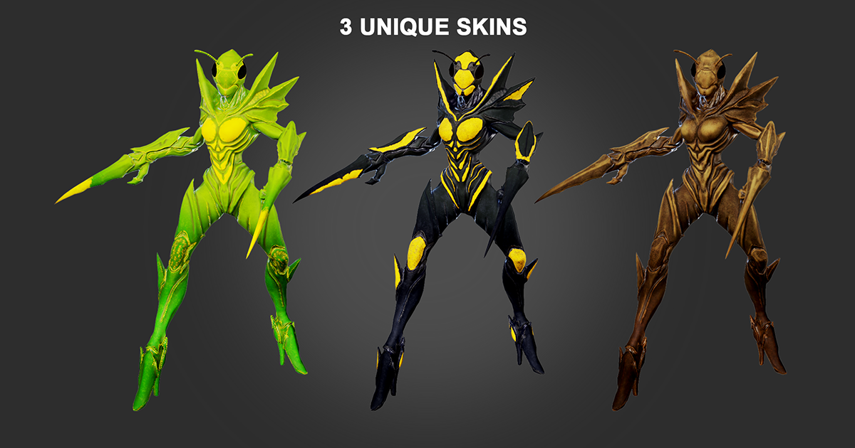 Wasp_monster_stylized | 3D Characters | Unity Asset Store