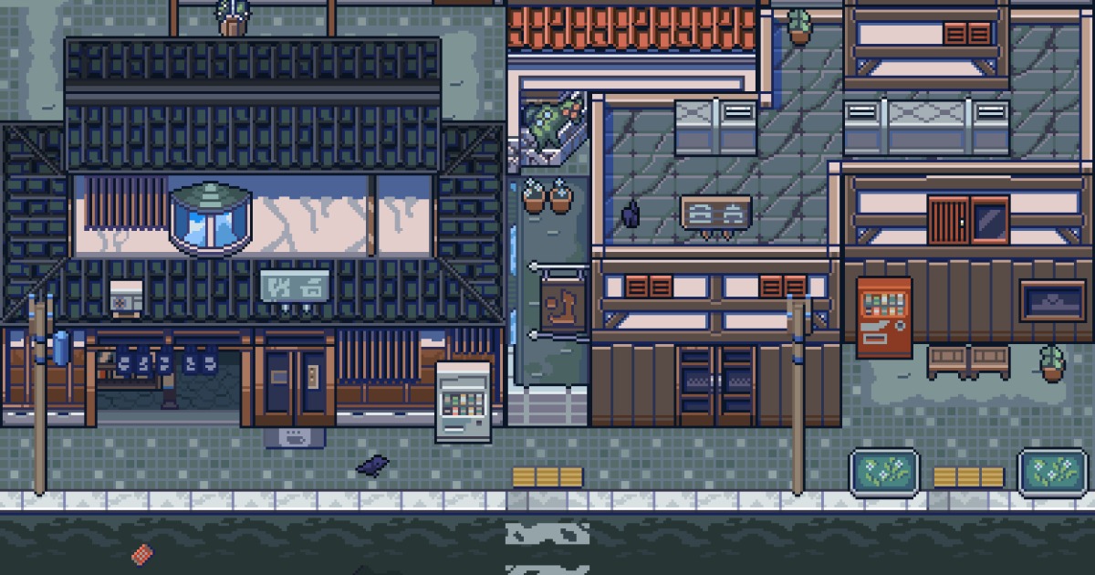 The Japan Collection: Japanese City (Free Version) | 2D Environments ...