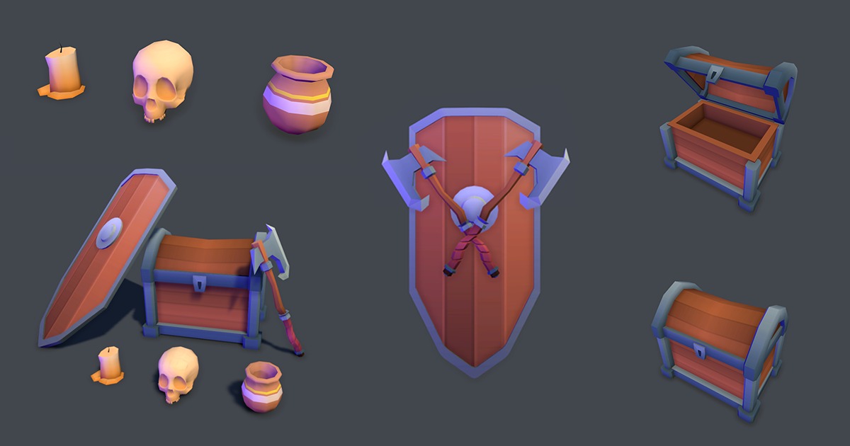 Free Simple Dungeon Props | 3D Dungeons | Unity Asset Store