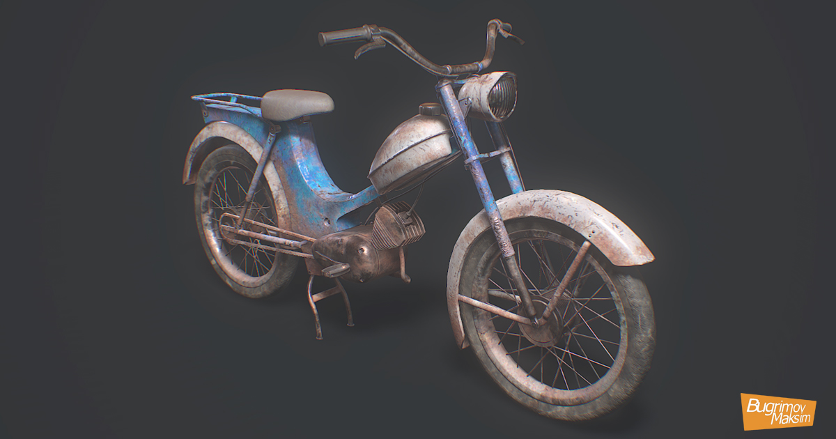 Scooter_02 | 3D Industrial | Unity Asset Store