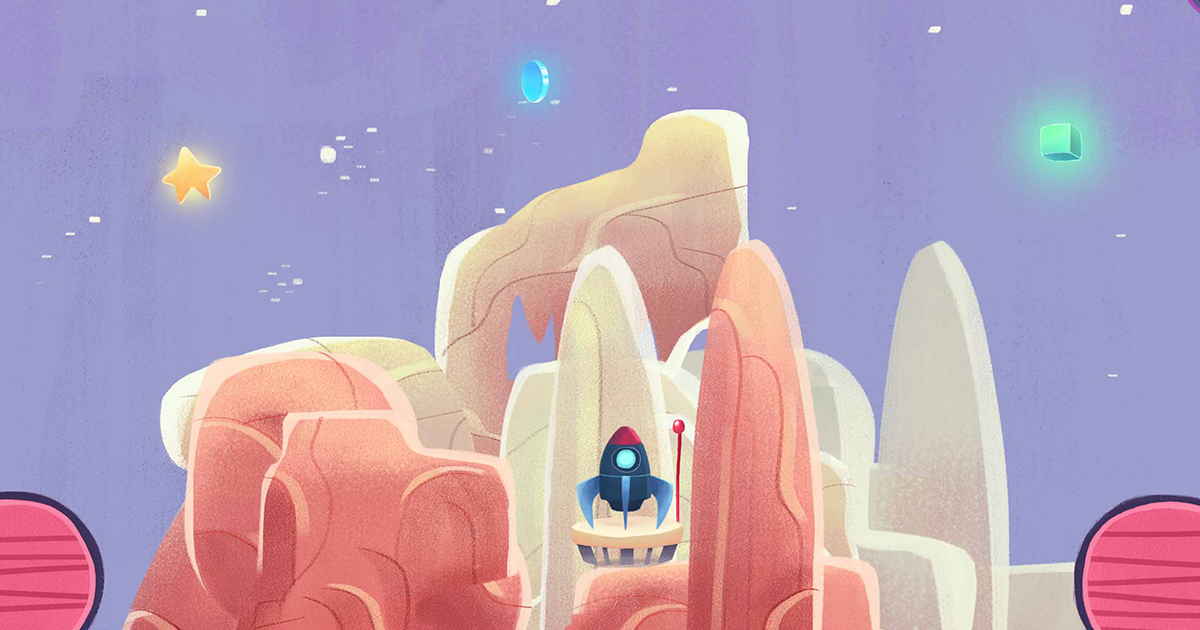 2D Space Game Concept | 2D 材质与材料 | Unity Asset Store