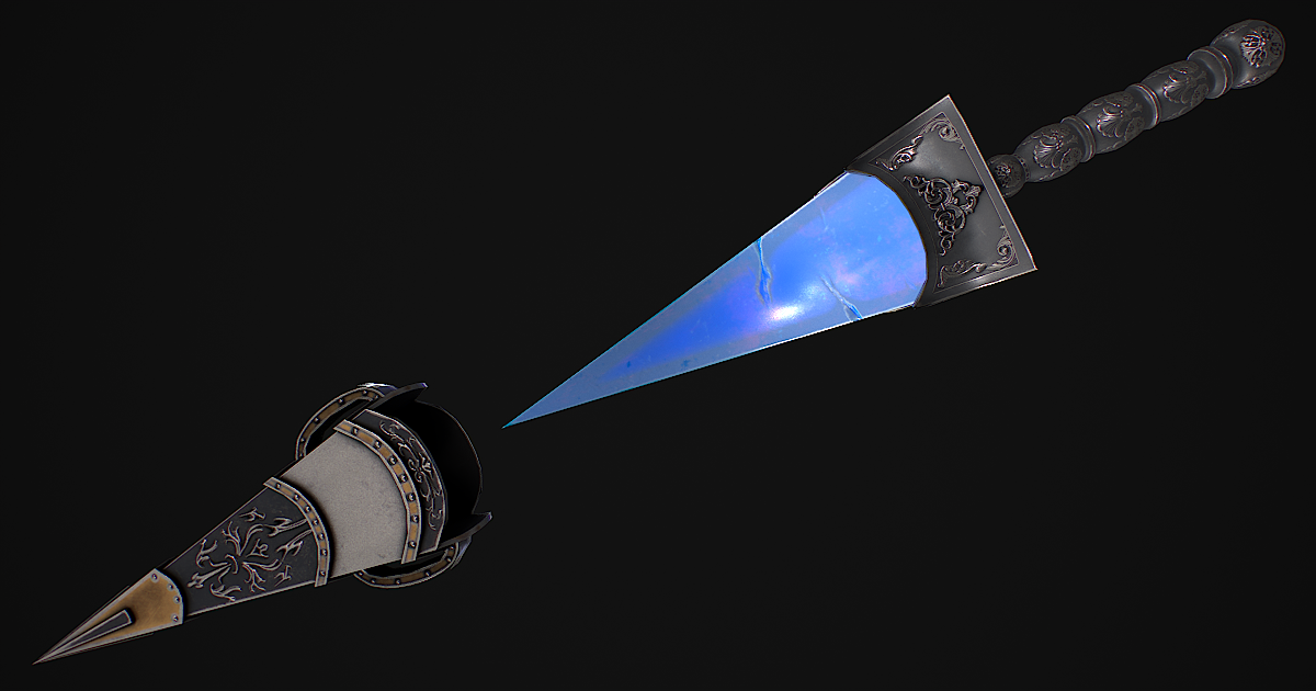 Fantasy_sword_28_with_scabbard | 3D Weapons | Unity Asset Store