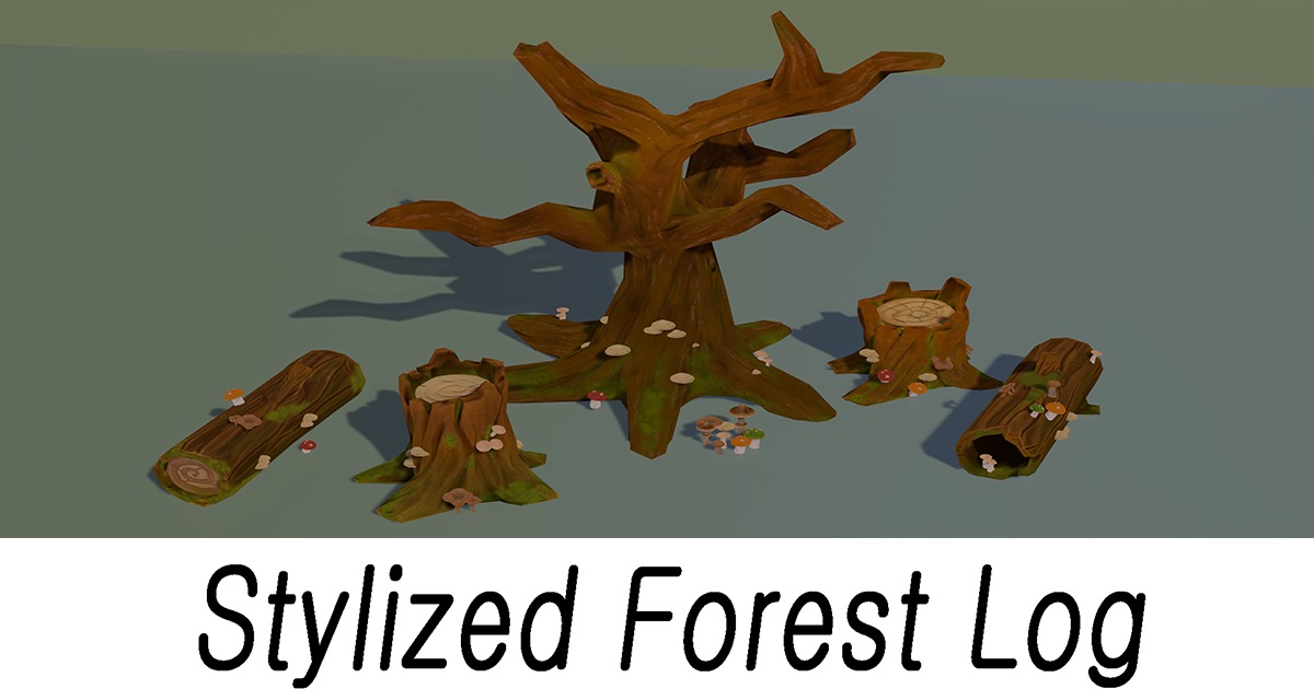 Tree_log_Forest | 3D Fantasy | Unity Asset Store