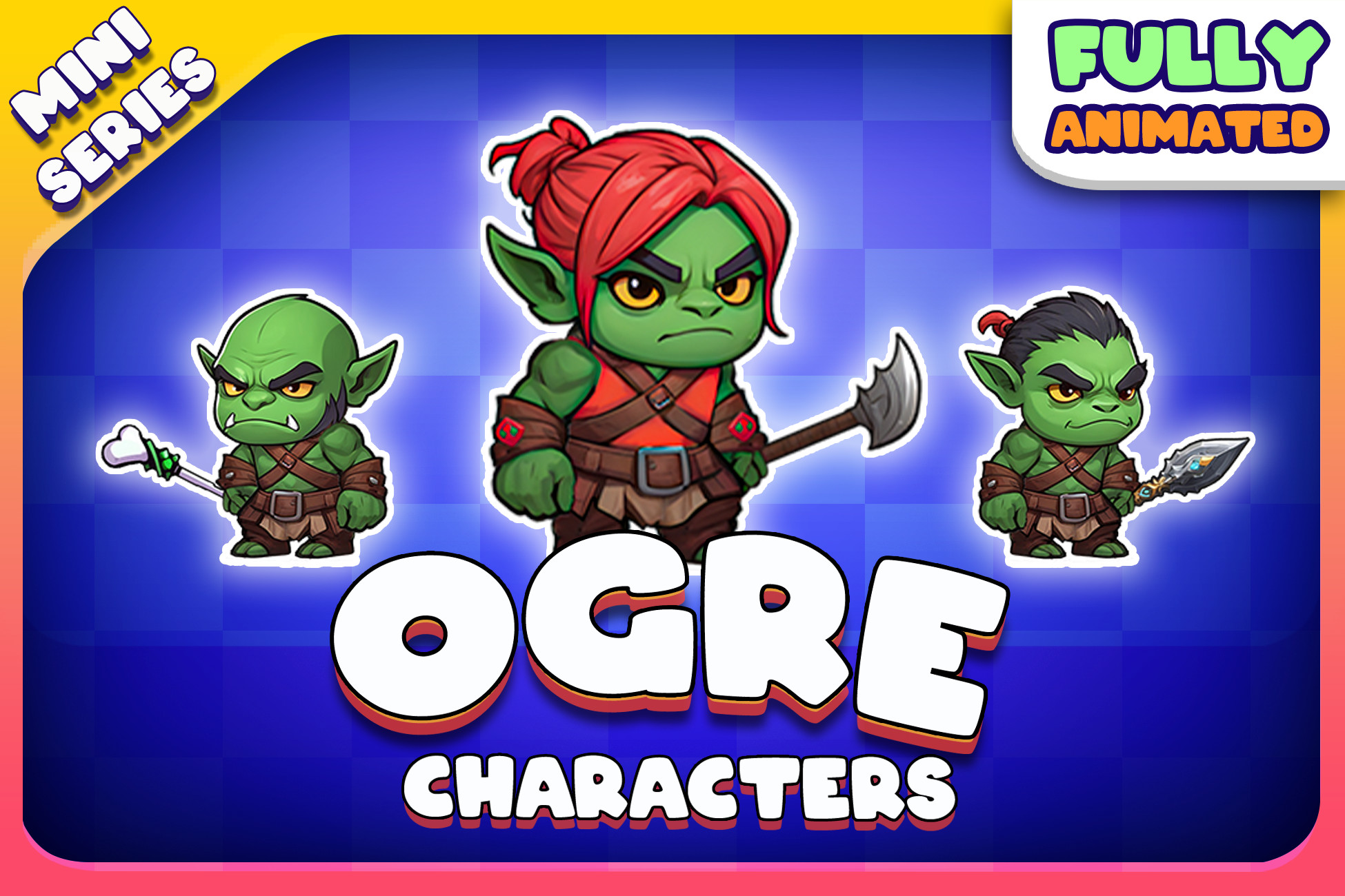 Tiny Ogre 2D Animated Character (Spriter) | 2D Characters | Unity Asset Store