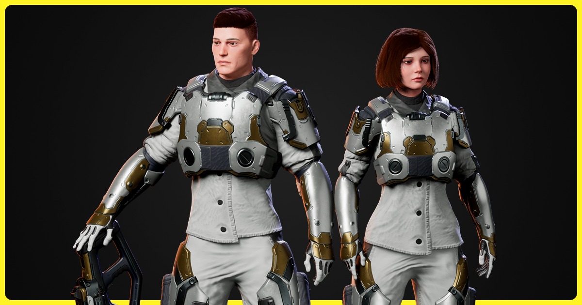 Sci-fi Characters 03 | Characters | Unity Asset Store