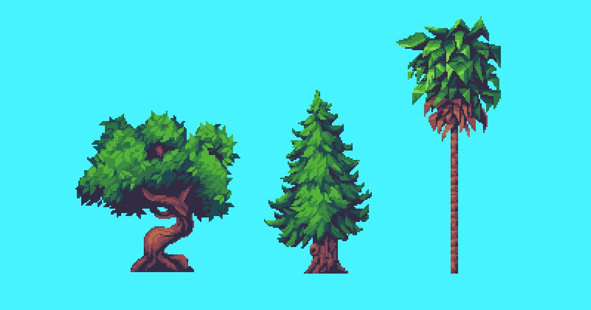 SunnyLand Expansion Pack Trees | 2D Nature | Unity Asset Store