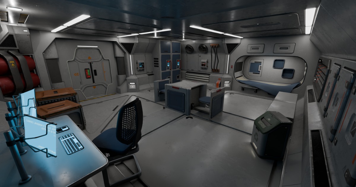 Cloud 9 Space Station Prop Pack 2 | 3D Sci-Fi | Unity Asset Store