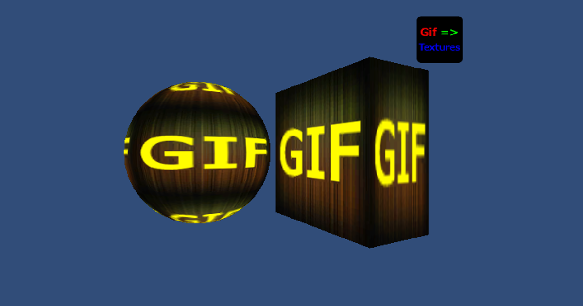 Gif2Textures | Animation Tools | Unity Asset Store