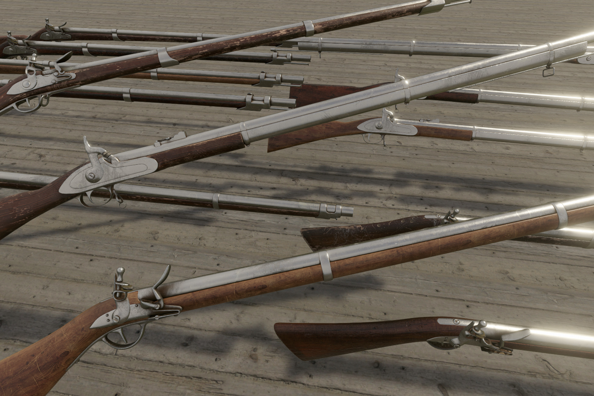 Flintlock Rifles | 3D 총기 | Unity Asset Store