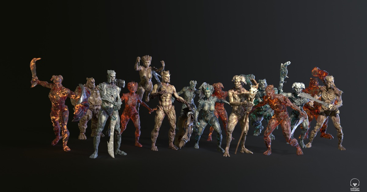 Bone Monster Bundle | Characters | Unity Asset Store