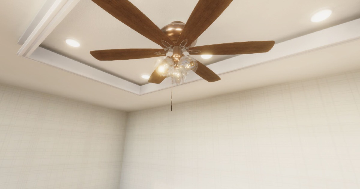 Modern Ceiling Fan v.01 | 3D インテリア | Unity Asset Store