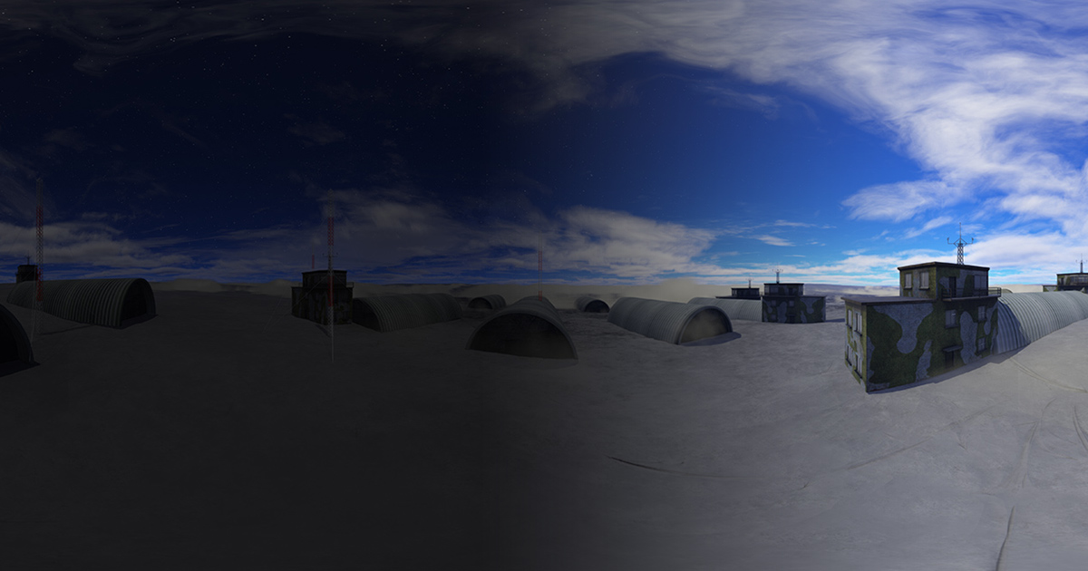 HDR Metropolis Skies (Military Base) | 2D Sky | Unity Asset Store