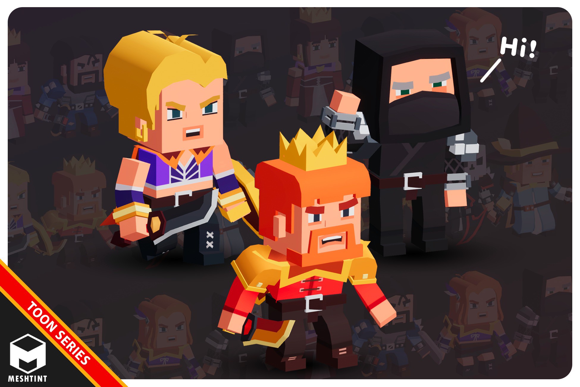 Modular Fantasy Characters Toon Series Characters Unity Asset Store