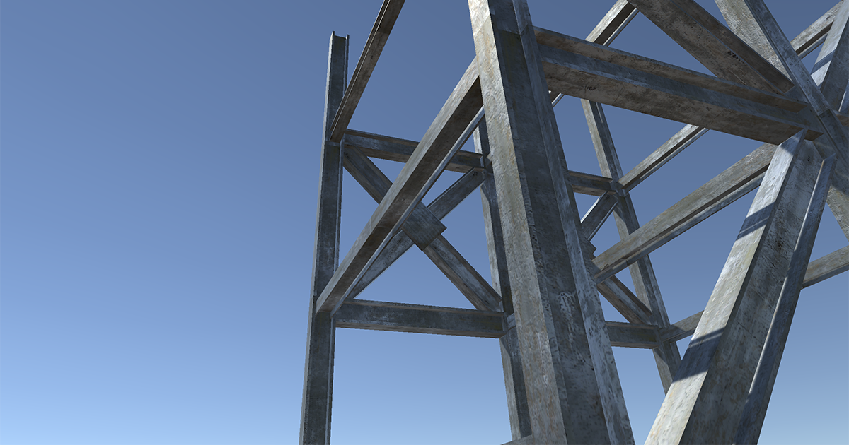 Steel Beams Basic | 3D Environments | Unity Asset Store