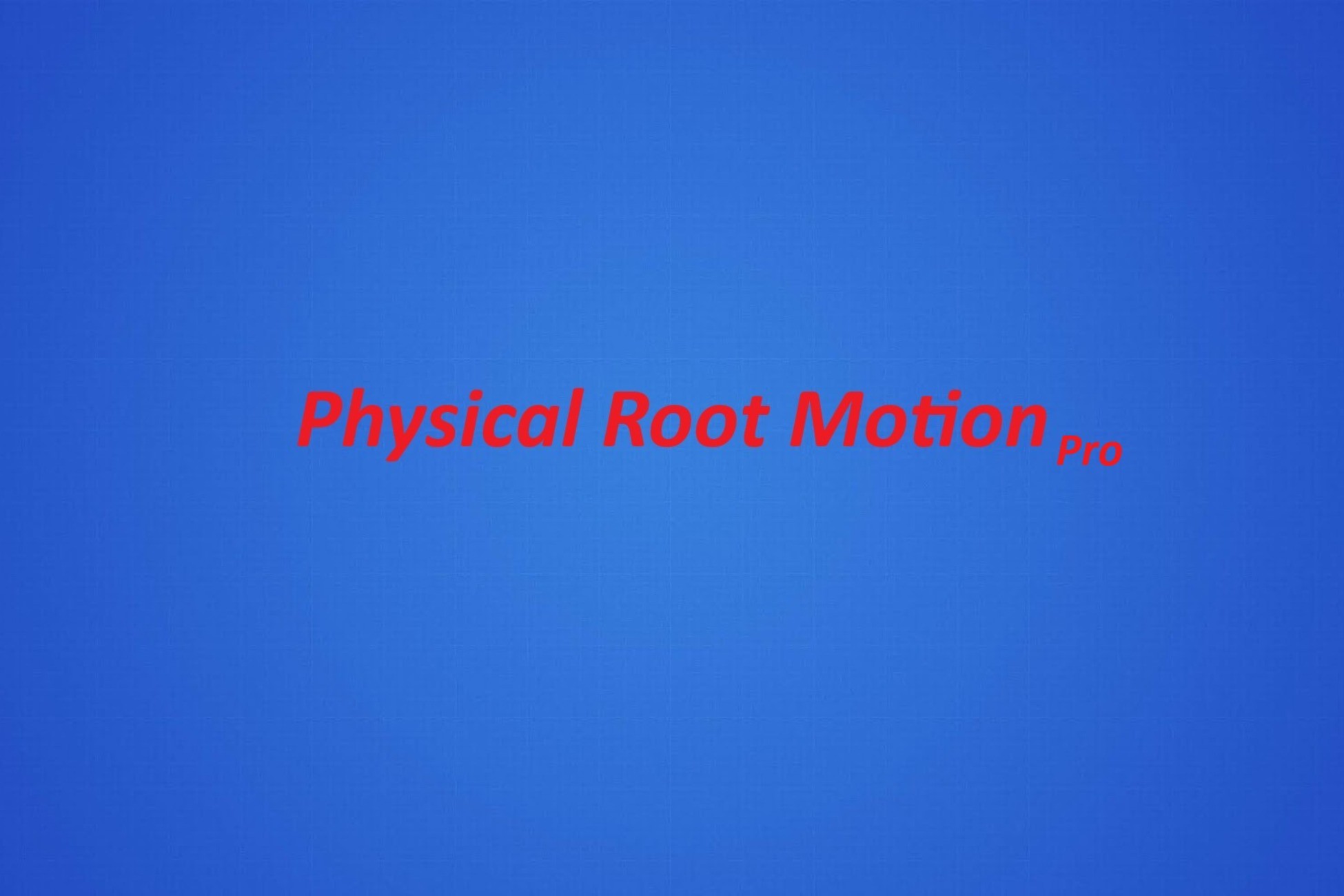 Physical Root Motion | Animation Tools | Unity Asset Store Physical Root Motion | Animation Tools | Unity Asset Store