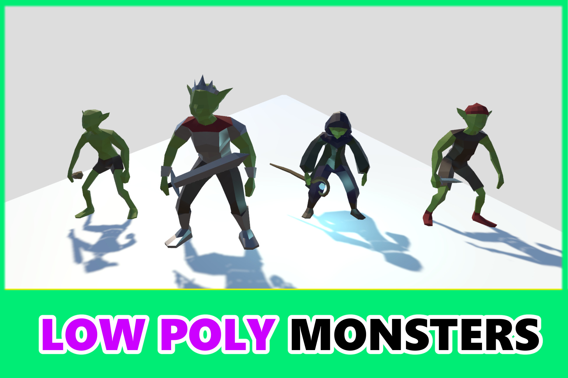Goblin Army - Low Poly | 3D Creatures | Unity Asset Store