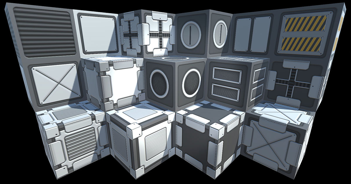 Futuristic Panel Textures LITE | 2D Textures & Materials | Unity Asset ...