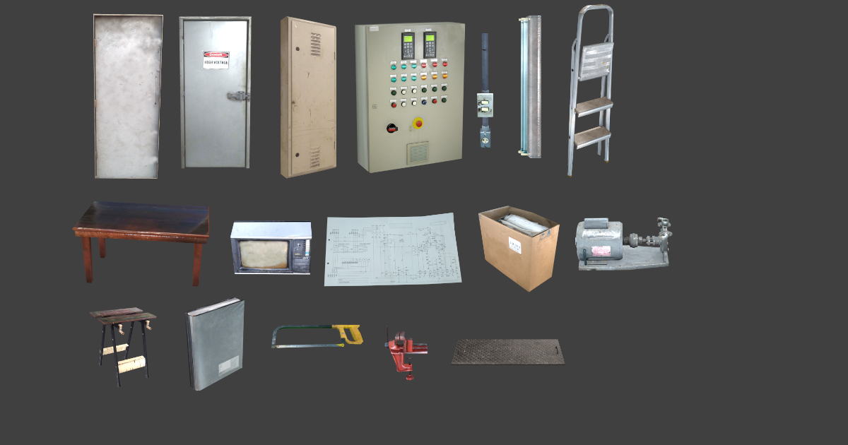 IndustrialRoom | 3D Props | Unity Asset Store