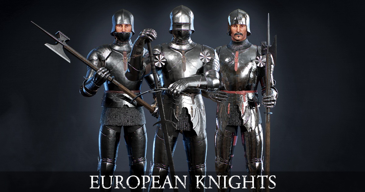 European Knight 03 Modular | Characters | Unity Asset Store