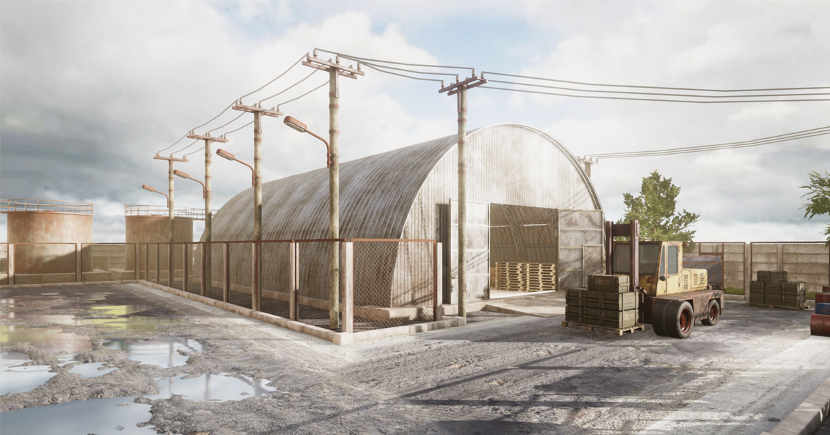 HQ Modular Industrial Area | 3D Industrial | Unity Asset Store