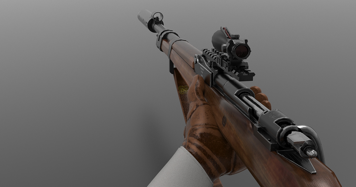 Kar98k Sniper Rifle | 3D Weapons | Unity Asset Store