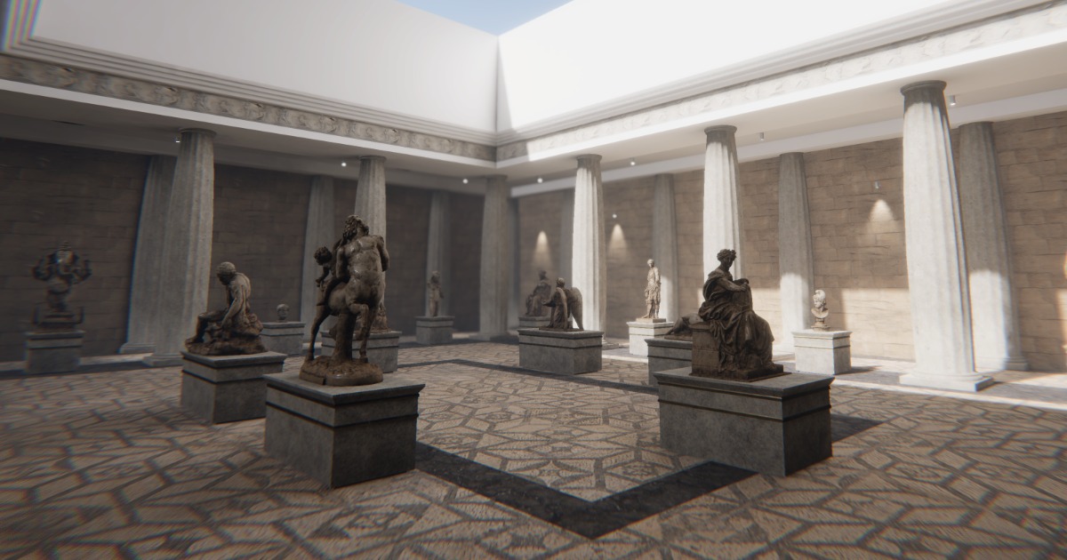 Sculpture Museum | 3D Historic | Unity Asset Store