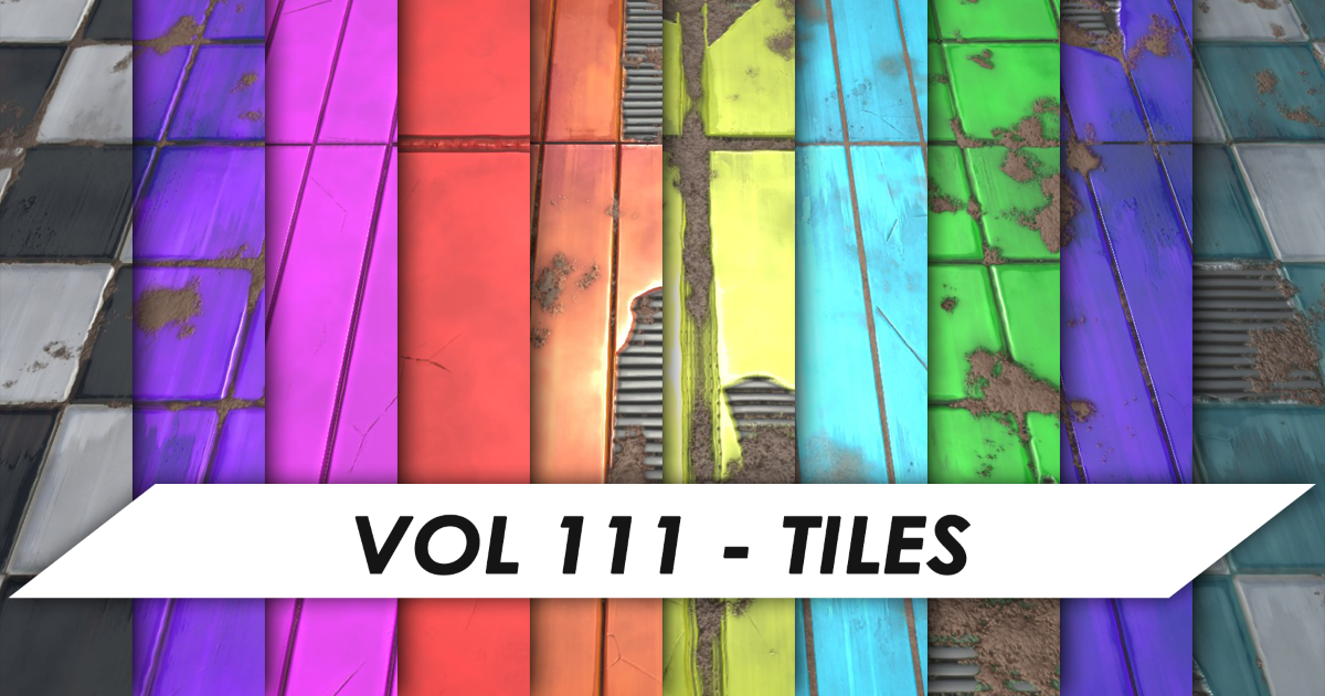 Stylized Textures - Vol 111 - Tiles | 2D Textures & Materials | Unity ...