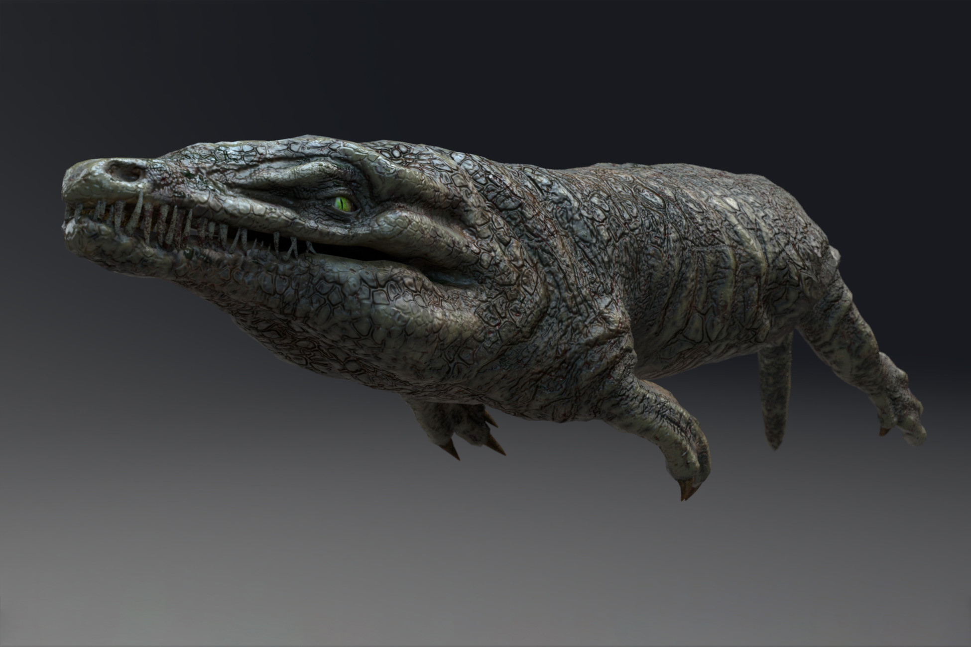Dakosaurus Sea Monster Series1 | 3D 생물 | Unity Asset Store