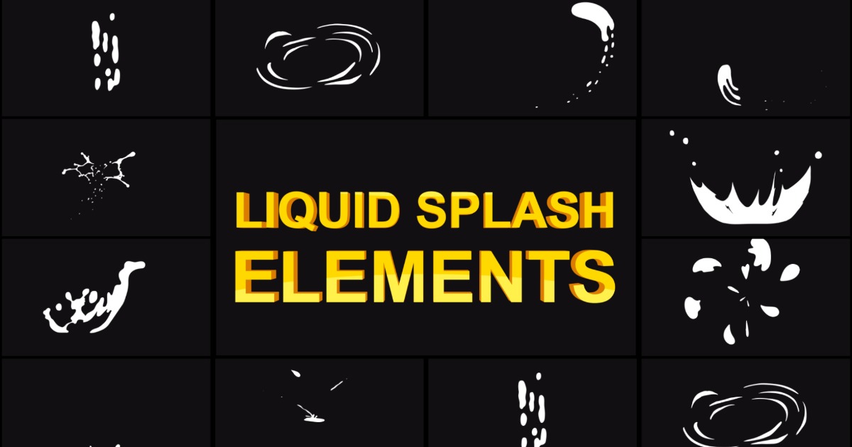 Liquid Splash Elements | 불 & 폭발 | Unity Asset Store