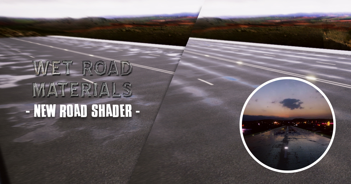 Wet Road Materials | 2D Roads | Unity Asset Store