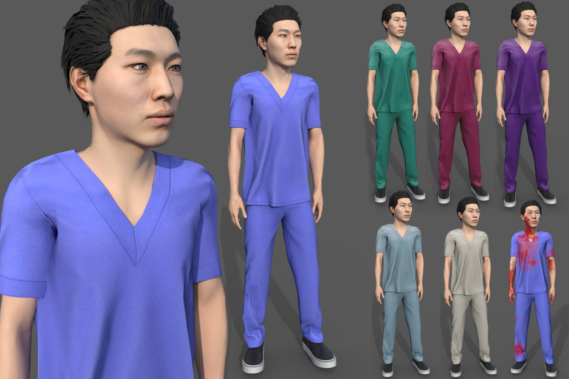 Male Nurse | 3D Characters | Unity Asset Store