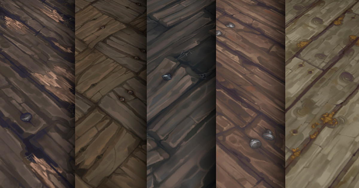 Wood Timber Texture Pack 14 Hand Painted | 2D Wood | Unity Asset Store
