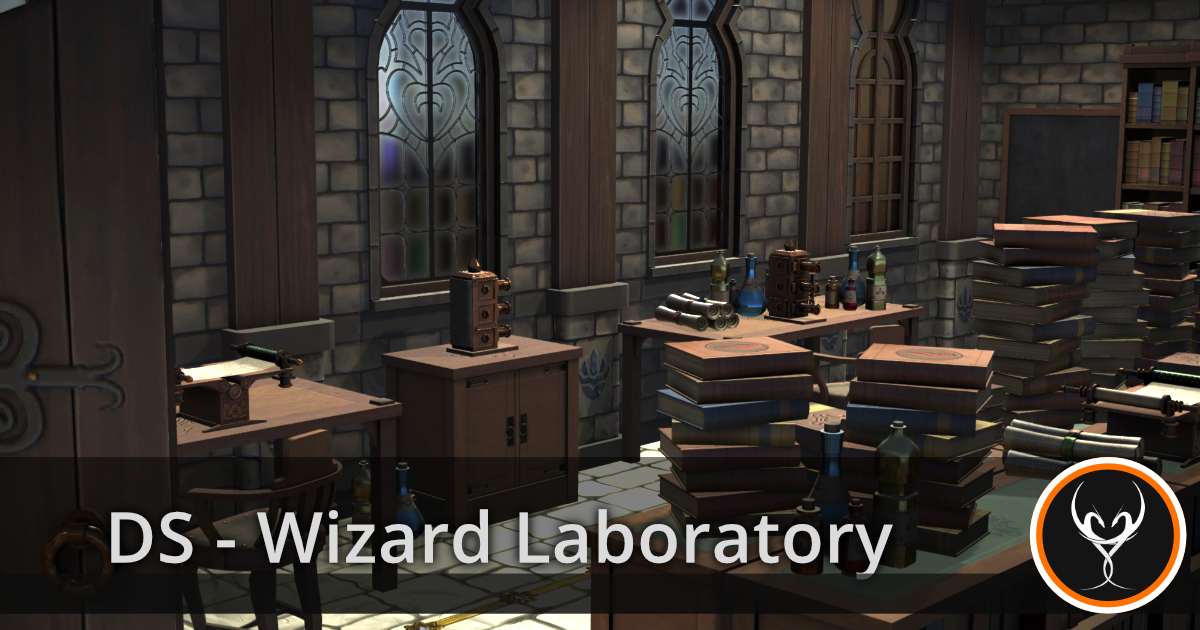Dungeon Set - Wizard Laboratory | 3D Dungeons | Unity Asset Store