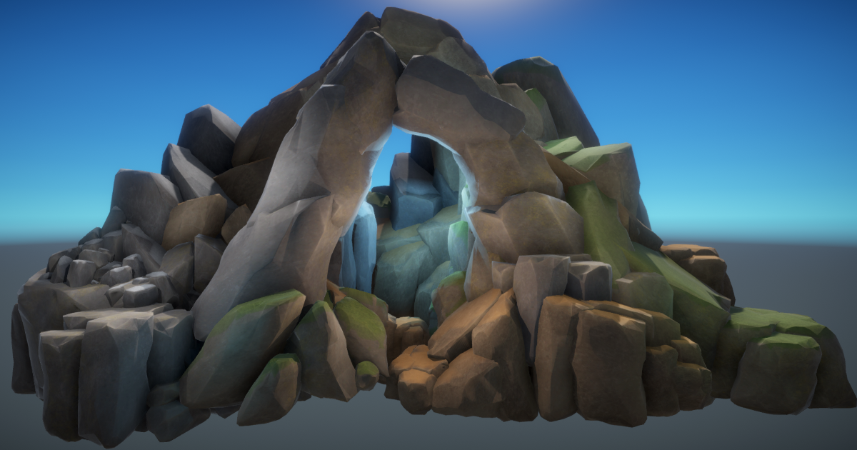 Stylized Poly Rock Formations | 3D Landscapes | Unity Asset Store