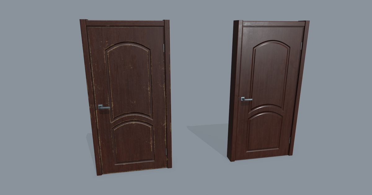 Old Door | 3D Interior | Unity Asset Store