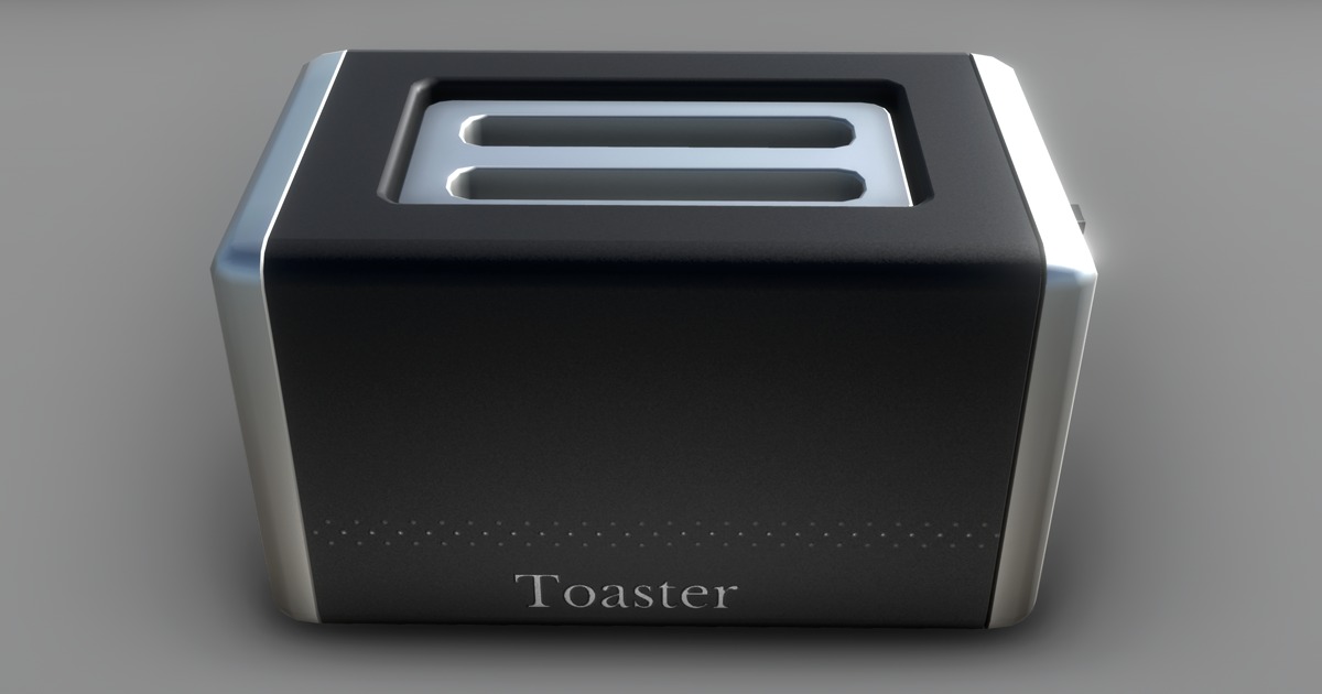 Realistic toaster | 3D Electronics | Unity Asset Store
