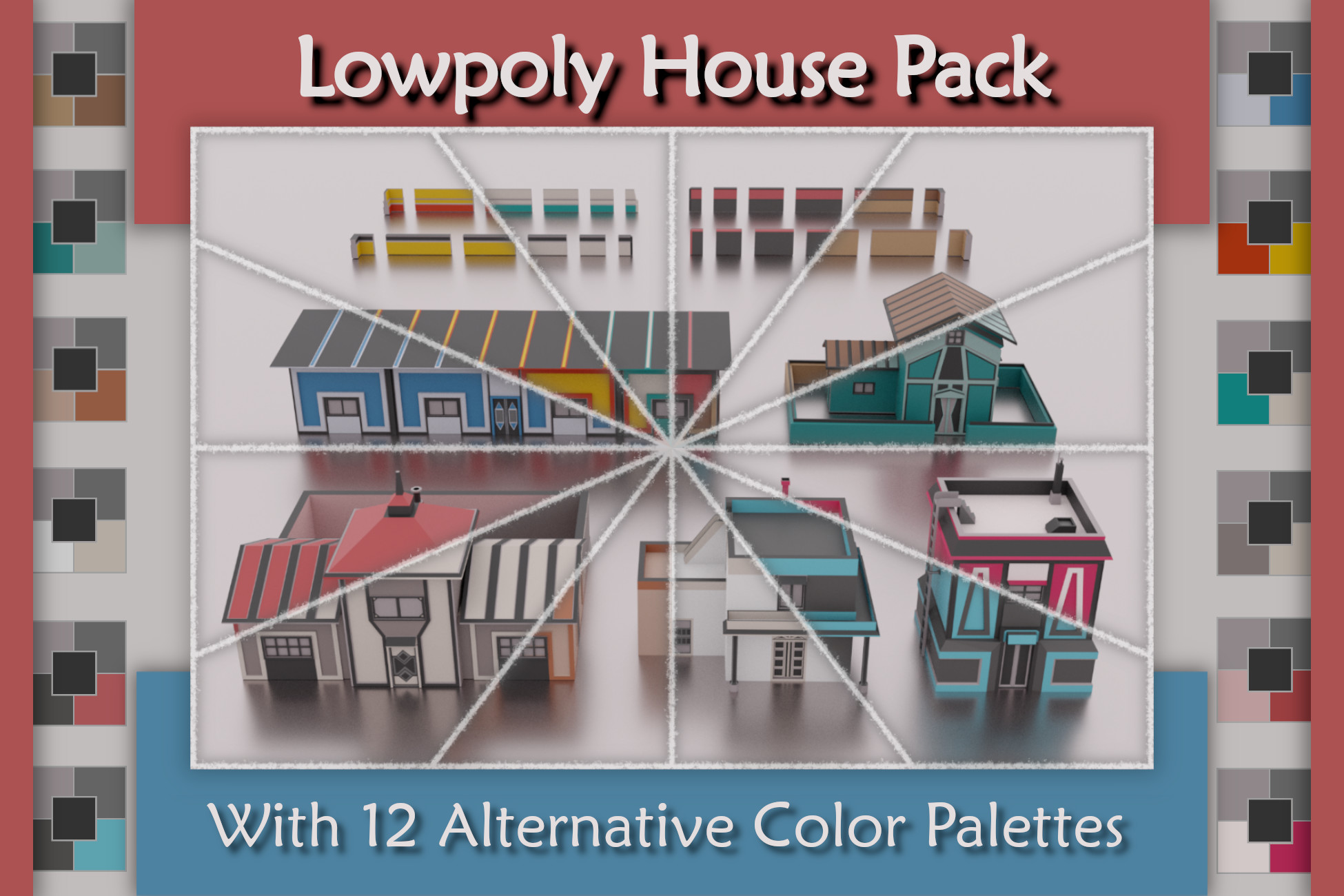 Lowpoly House Pack | 3D Props | Unity Asset Store