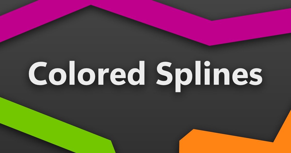 Colored Splines | Utilities Tools | Unity Asset Store